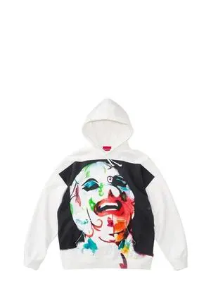 Supreme Supreme Leigh Bowery Airbrushed Hoodie White