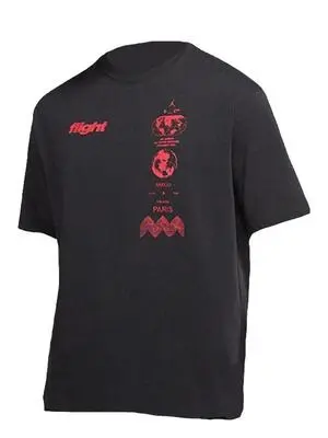 JORDAN Flight Heritage 85 T-shirt 'black Red - Black/multi-color
