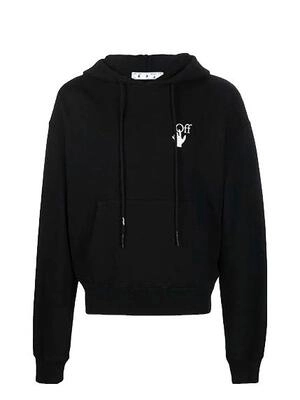 Off-White Fw21 Caravaggio Painting Hoodie - Black