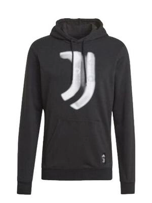 Adidas Juventus Pattern Printing Hooded Pullover - Default Color