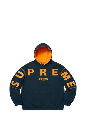Supreme Spread Hooded Sweatshirt - Blue