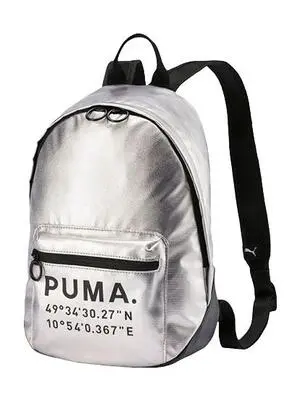 PUMA Prime Time Archive Backpack - Sliver/black