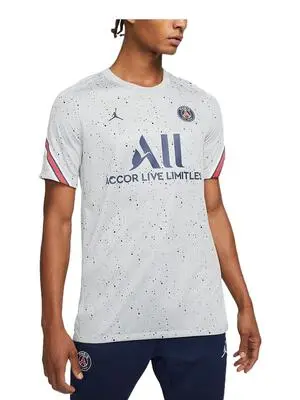 JORDAN X Psg Strike 4th Jersey 'wolf Grey - Wolf Grey/midnight Navy