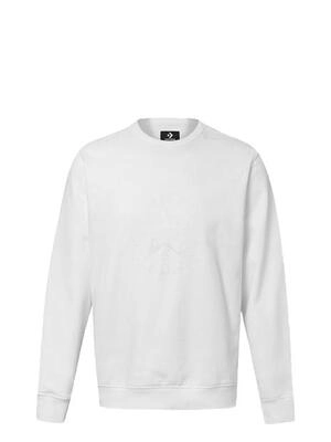 CONVERSE Logo Round Neck Pullover - White