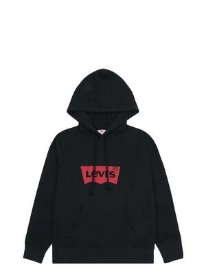 LEVI'S Alphabet Logo Hoodie - Black