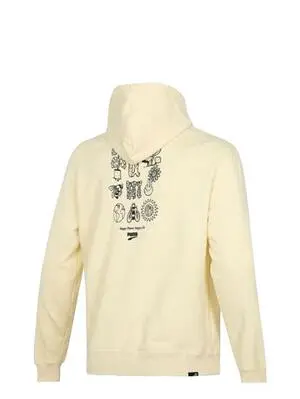 PUMA Downtown Graphic Print Hoodie - Yellow
