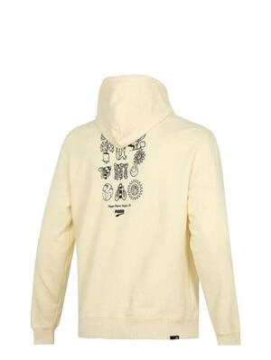 PUMA Downtown Graphic Print Hoodie - Yellow