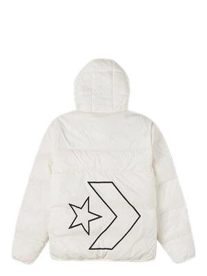 CONVERSE Hooded Down Jacket - White