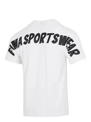 PUMA Slogan Sportswear Tee 'white - White/black
