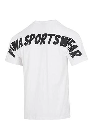 PUMA Slogan Sportswear Tee 'white - White/black