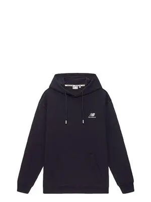 NEW BALANCE Logo Printed Hoodie - Black