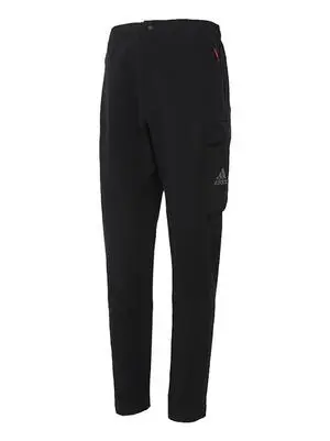 Adidas Casual Sports Woven Fleece Cargo Long Pants - Black