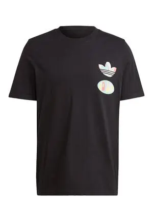 Adidas Originals Enjoy Summer Front/back Graphic Tee - Black