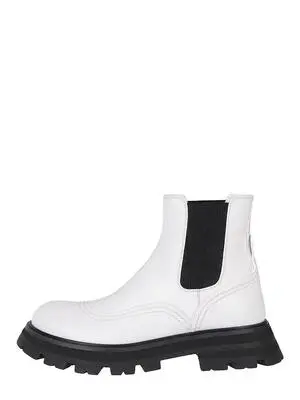 Alexander McQueen Alexander McQueen Chelsea Boots White/black