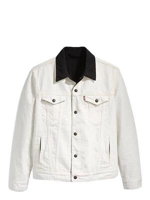 LEVI'S X Air Jordan Crossover Reversible Denim Jacket - White/black