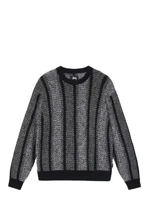 StÜssy Baja Loose Gauge Sweater - Grey