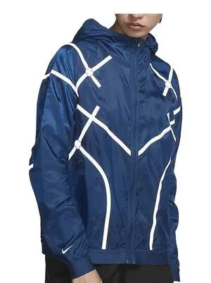 Nike As W Nk City Rdy Jkt Jacket Hd - Blue