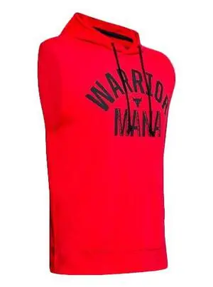 Under Armour Project Rock Training Sports Hooded Sleeveless - Red