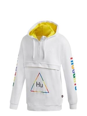 Adidas Originals X Crossover Half Zip Hoodie - White
