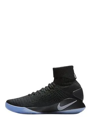 Nike Hyperdunk 2016 Fk "blackout" High Top Sneakers - Black/mtlc Platinum