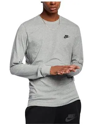 Nike Embroidered Logo Long Sleeve T-shirt - Multi-color