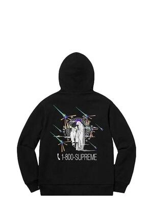 Supreme 1-800 Hooded Sweatshirt - Black