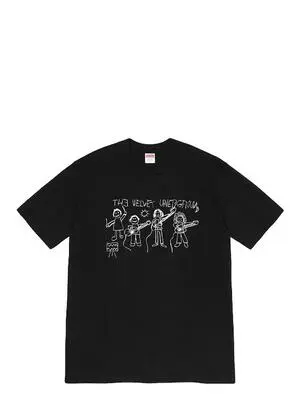 Supreme The Velvet Underground Drawing Tee - Black
