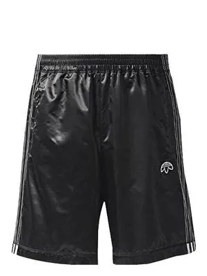Adidas Alexander Wang Crossover Satin Sports Shorts - Black
