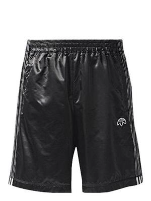 Adidas Alexander Wang Crossover Satin Sports Shorts - Black