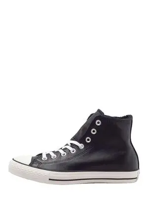 CONVERSE Chuck Taylor All Star Leather High Top Sneakers - Black