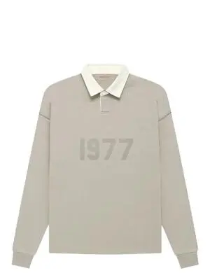 Fear Of God Fw22 1977 Henley Rugby Polo 'smoke - Grey