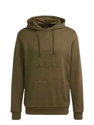 Adidas Originals Solid Color Large Logo Hoodie - Default Color