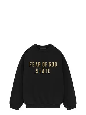 Fear Of God Fleece Crewneck - Black