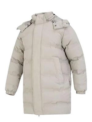 NEW BALANCE Longline Puffer Jacket - Grey