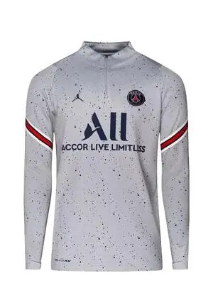 JORDAN X Paris Saint-germain Elite Strike Drill Top - Grey/navy/red