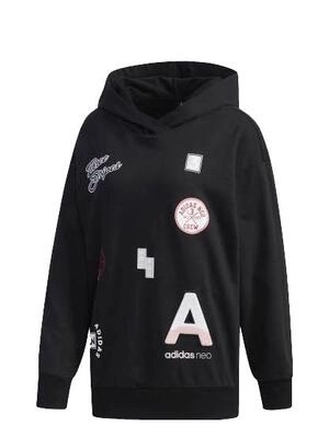 Adidas Neo Cs Sv Hdy Sports Hoodie - Black
