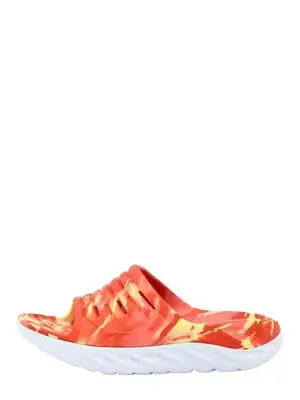 Hoka One One Ora Recovery Slide - Yellow Pear/fiesta