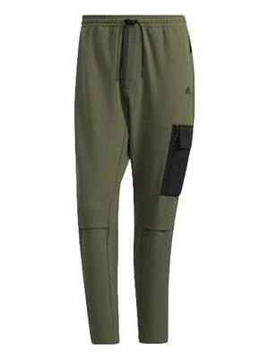 Adidas Gwall Pants Logo Contrasting Colors Pocket Sports Pants/trousers/joggers Green - Multi-color