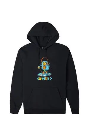 CONVERSE Cartoon Logo Hoodie - Black