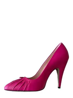 Gucci Nappa Bow High Heel Pumps - Fucsia