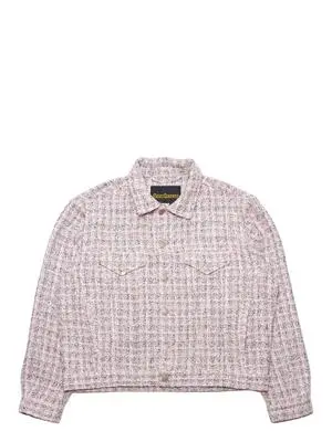 Drew House Boucle Mascot Trucker Jacket - Pink