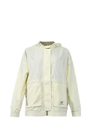 NEW BALANCE Living Series Hooded Woven Jacket - White