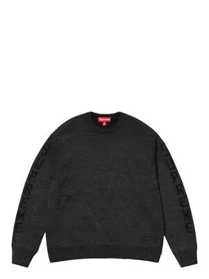 Supreme Reflective Sweater - Black