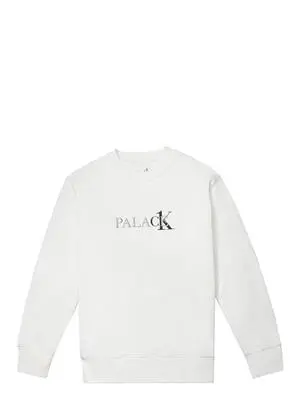 PALACE X Calvin Klein Crewneck Sweatshirt - White