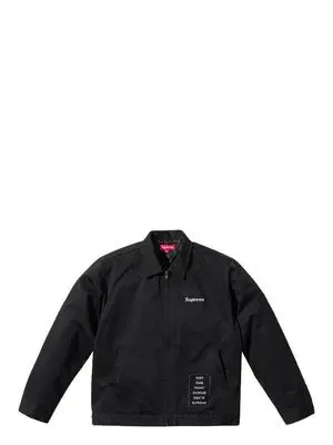 Supreme X The Crow Work Jacket - Black/white