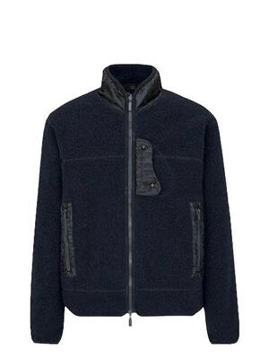 Dior Fleece Zip-up Jacket - Blue