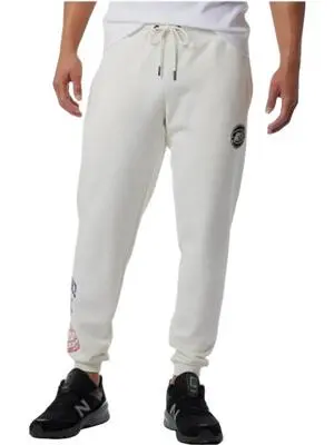 NEW BALANCE Hoops Merged Eras Sweatpants Asia Sizing - Beige