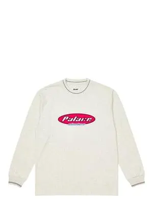 PALACE Palace Skates Dominates Longsleeve 'light Grey Marl'