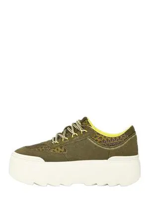UGG UGG Marin Mega Lace Heritage Braid Sneakers Burnt Olive Green