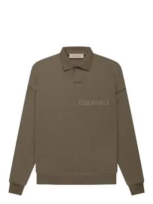 Fear Of God Fw22 Ls Polo - Wood